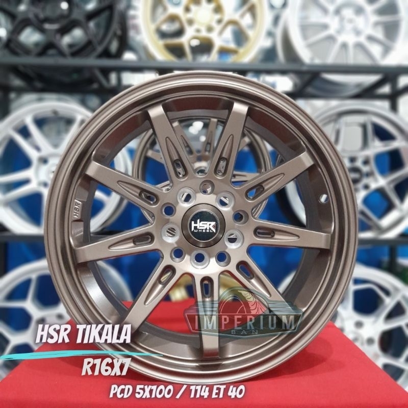 Jual Velg Mobil Sporty Hsr Tikala Ring 16 Pcd 5x100/114 Brv Ertiga ...