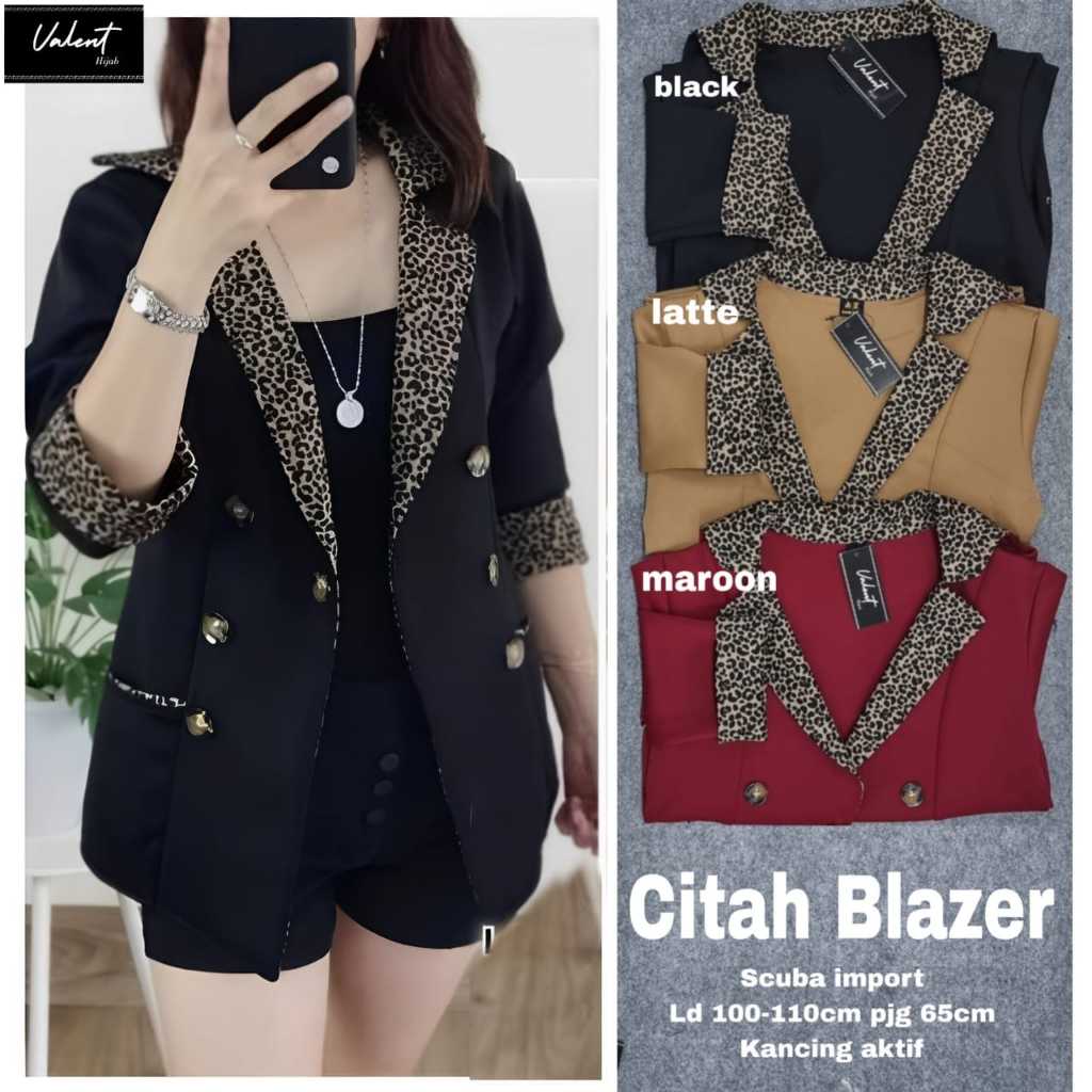 Jual Citah Blazer By Valent | Shopee Indonesia
