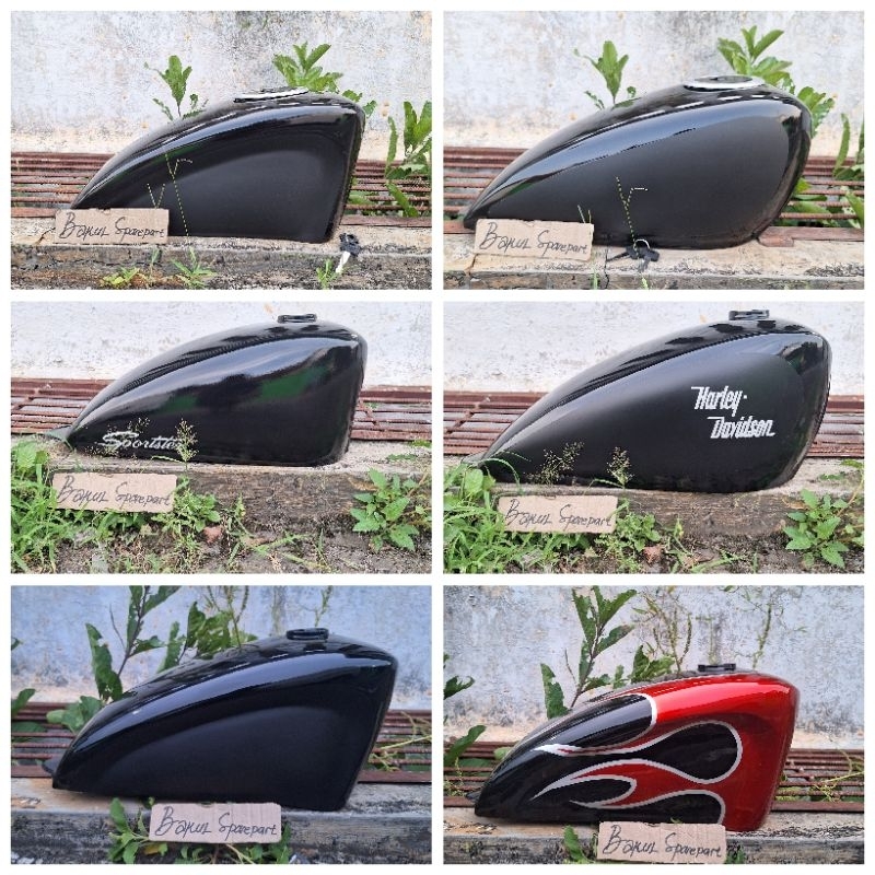 Jual Tangki Sporter sportster Bobber chopper custom japstyle | Shopee ...