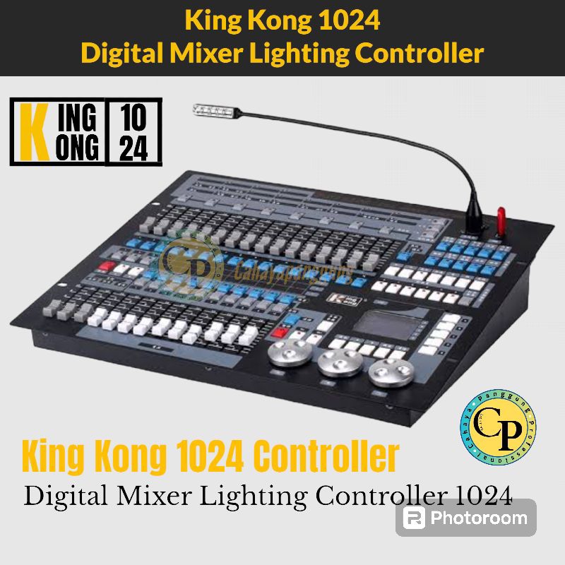 Jual Mixer Kingkong 1024 Digital Lightning Controller Free Harcase Box ...
