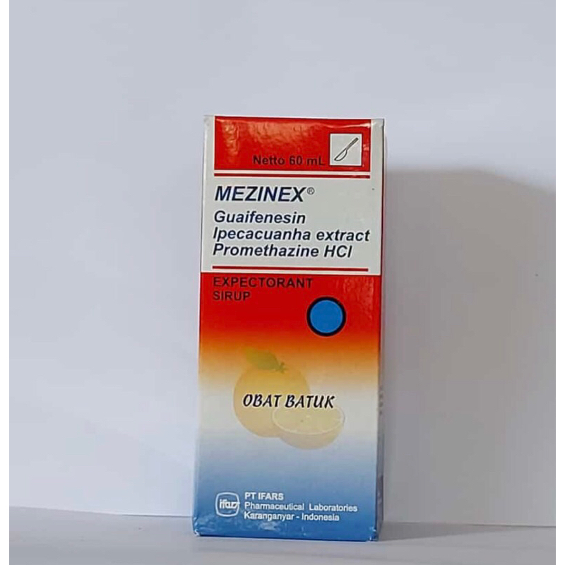 Jual MEZINEX Antitusive Sirup 60ml | Shopee Indonesia