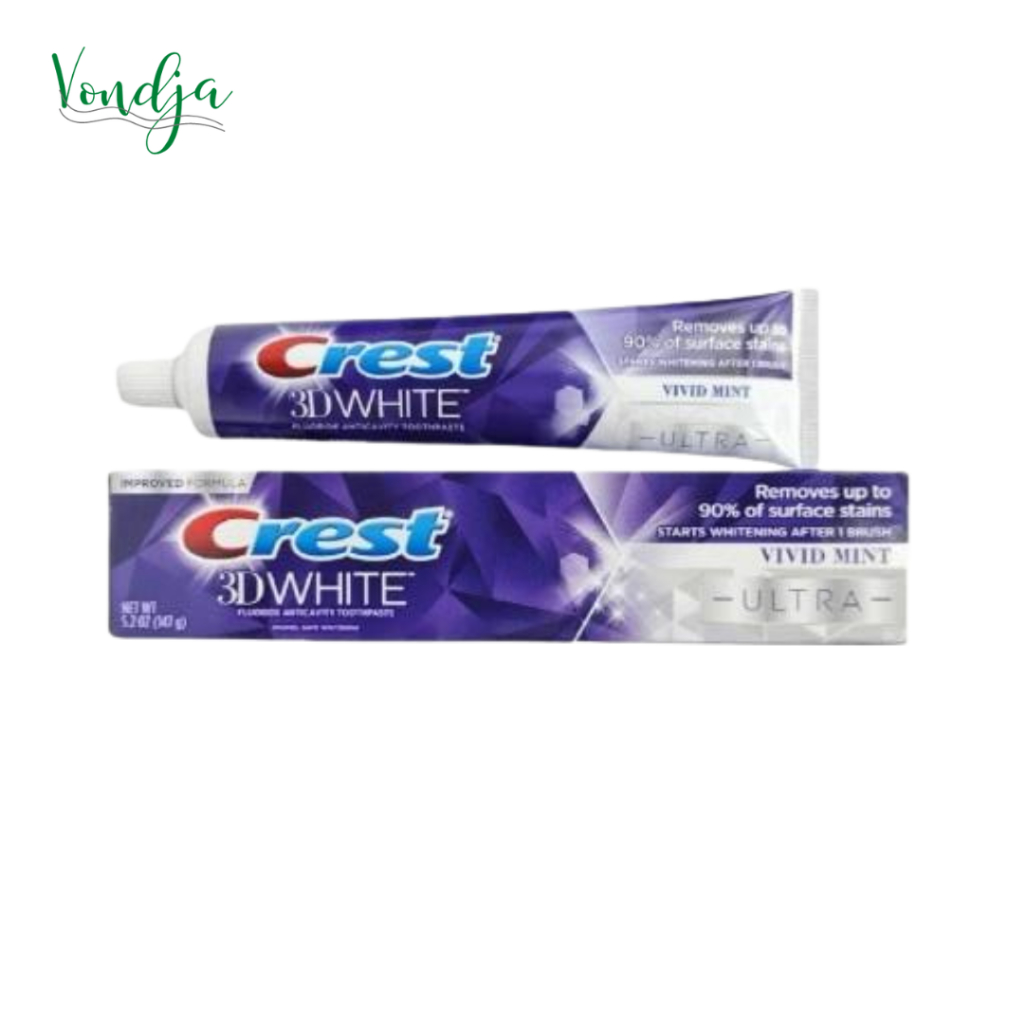 Jual Crest 3D White Ultra Whitening Toothpaste Vivid Mint 147 gram ...