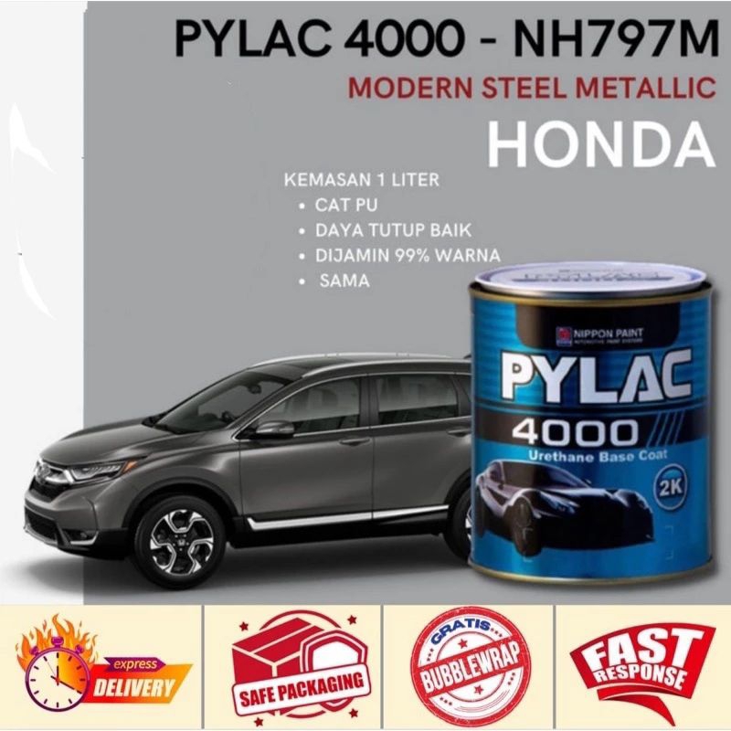 Jual Cat PU PYLAC 4000 NH797M Modern Steel HONDA | Shopee Indonesia
