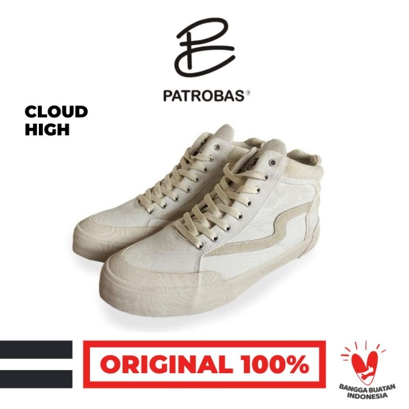 Jual PATROBAS Sepatu Patrobas Cloud Off White High Original Made In ...