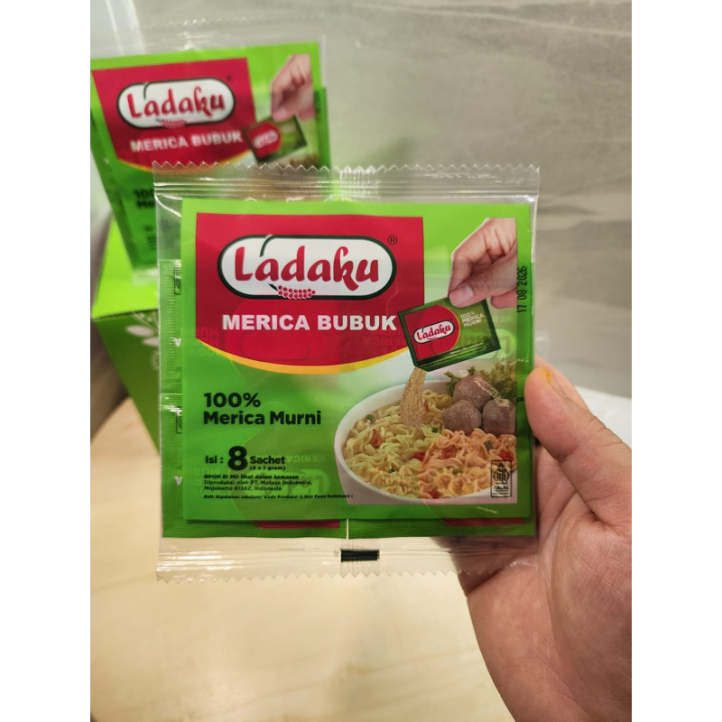 Jual Ladaku Banded Merica bubuk isi 8 Gram | Shopee Indonesia