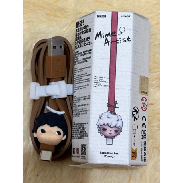 Jual Blind Box POP MART Cable Hirono Mime Artist Prison Type c dan ...