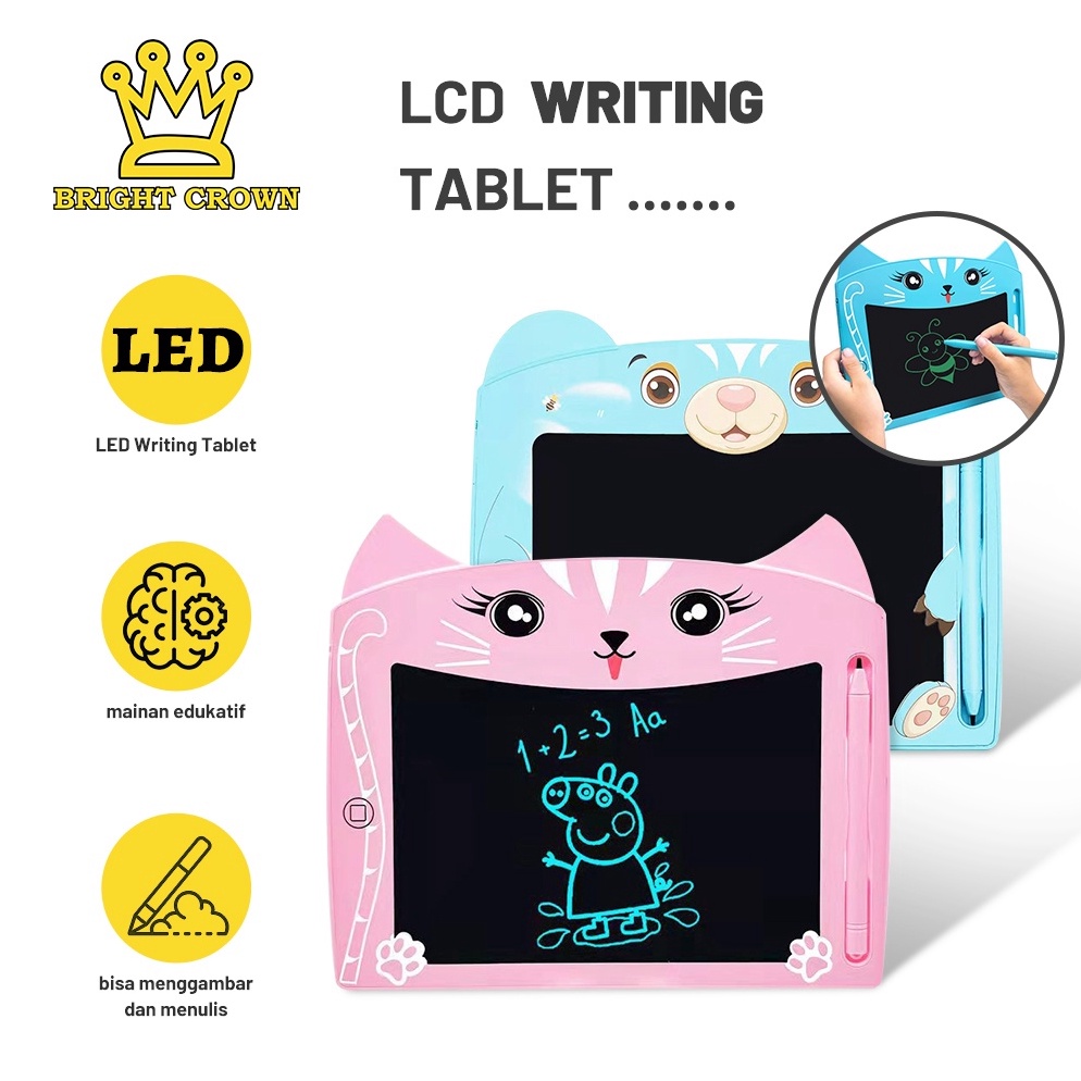 Jual ART D79S Bright Crown LCD Writing Drawing Tablet Karakter Papan ...