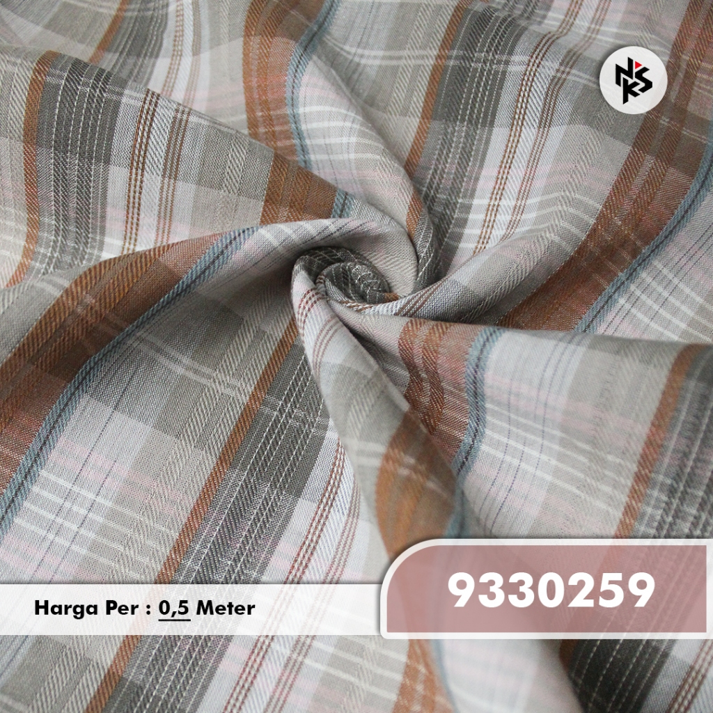 Jual Kain Katun Combed 30s Premium Motif Kotak Benang Warna (Yarn Dyed ...