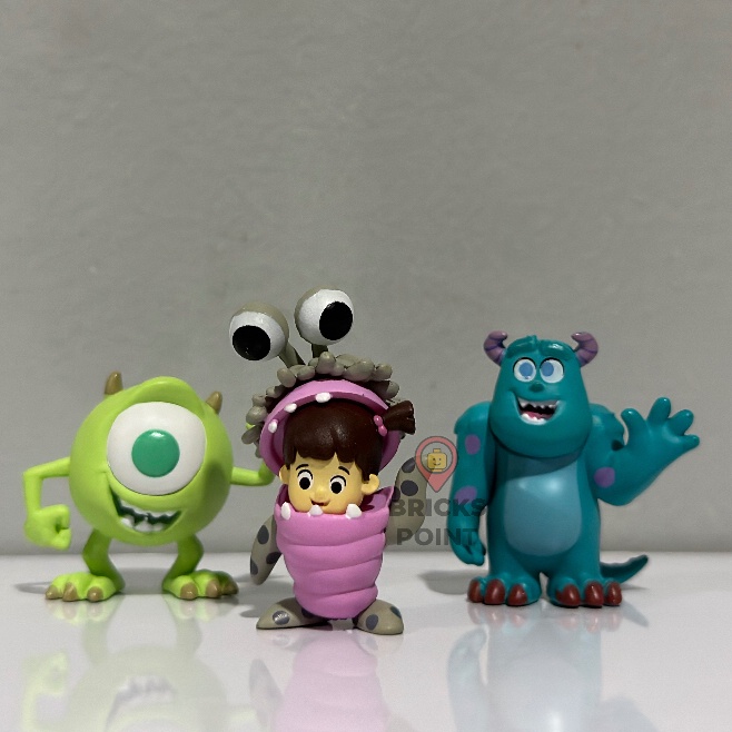 Jual Laris DISNEY 1 MONSTER INC MIKE SULLEY BOO Mini Figure BUNDLE SET ...