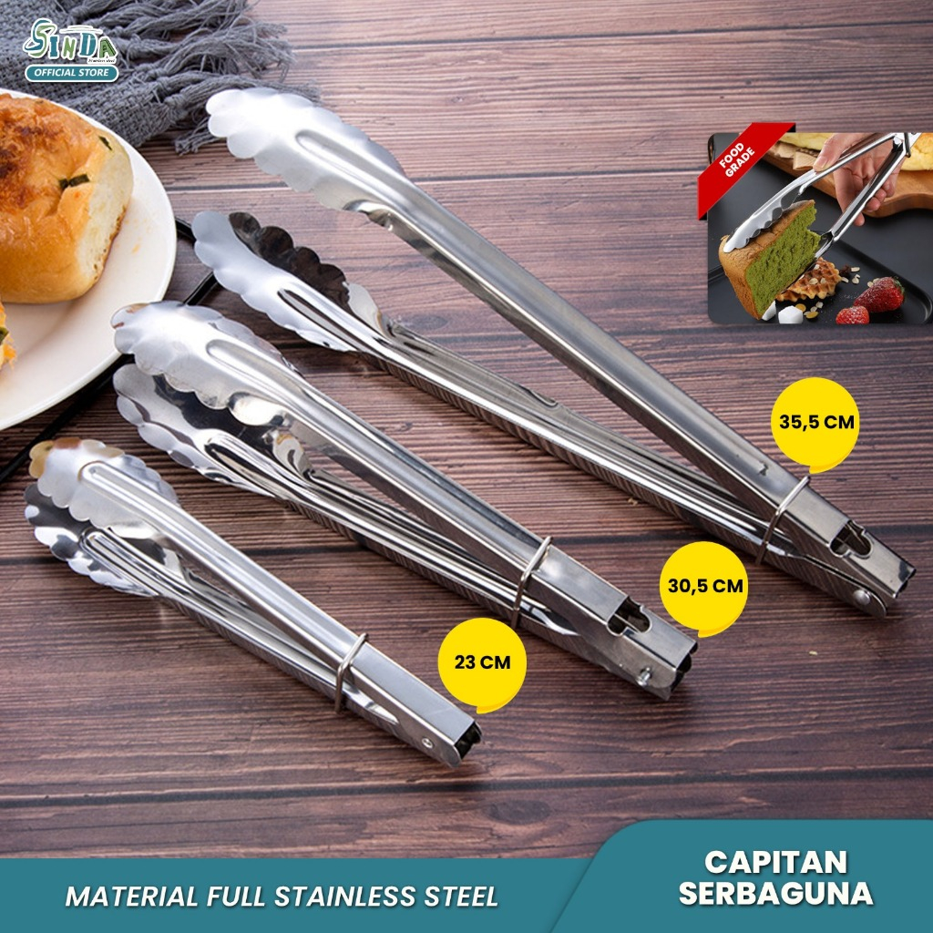 Jual Sinda Penjepit Roti Capitan Makanan Roti Alat Makan Penjepit Kue ...