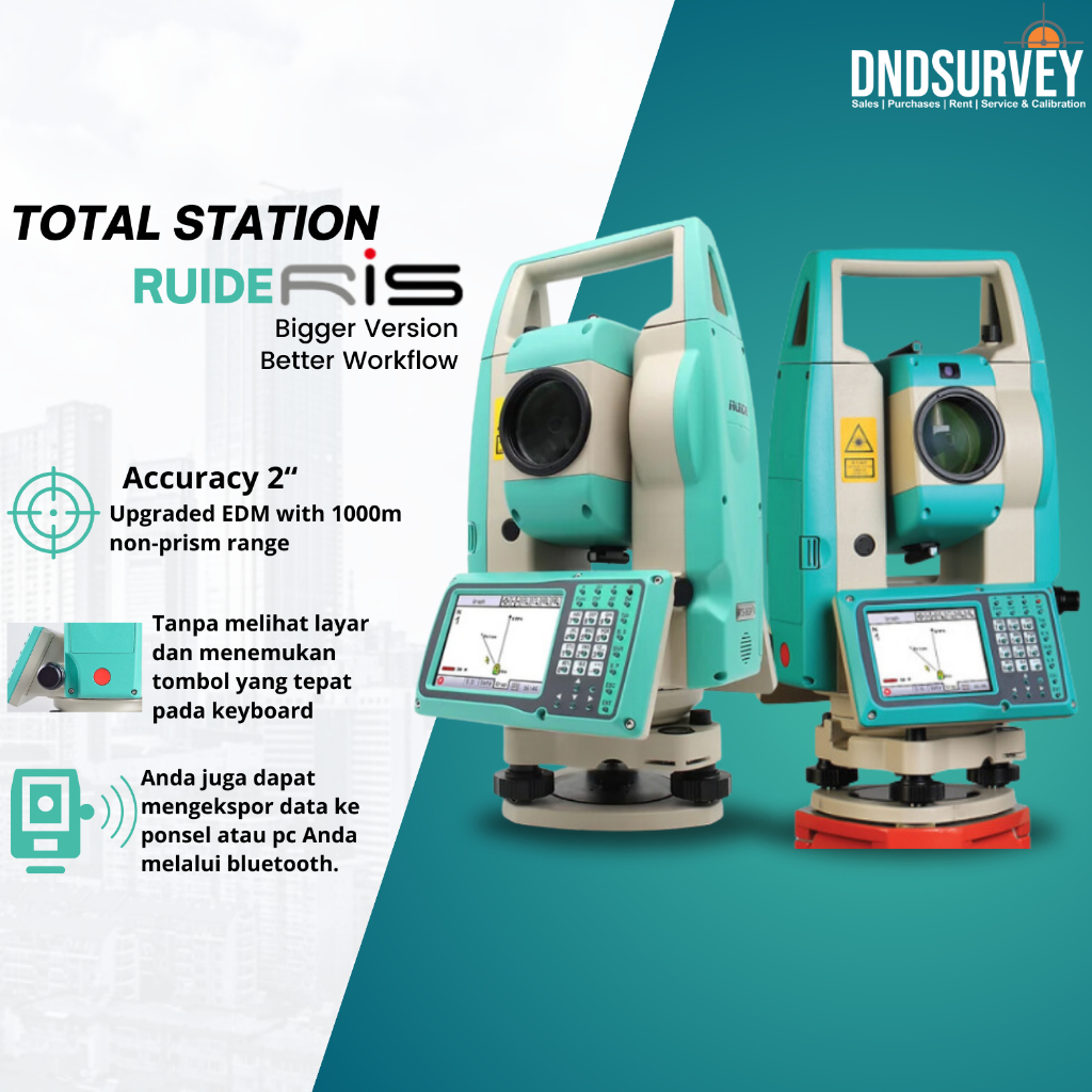 Jual Total Station Ruide RIS - Total Station Laser Ruide Bergaransi ...
