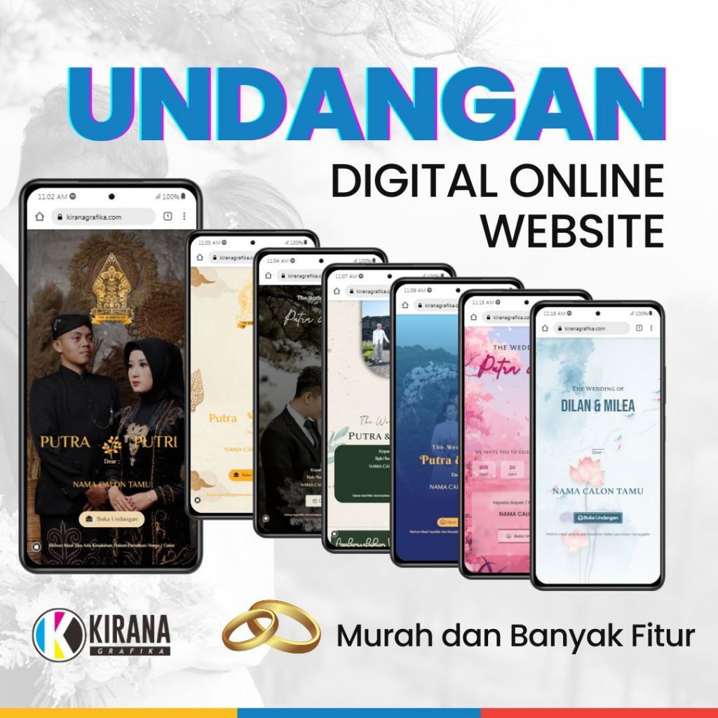 Jual Undangan Digital Pernikahan Web | Shopee Indonesia