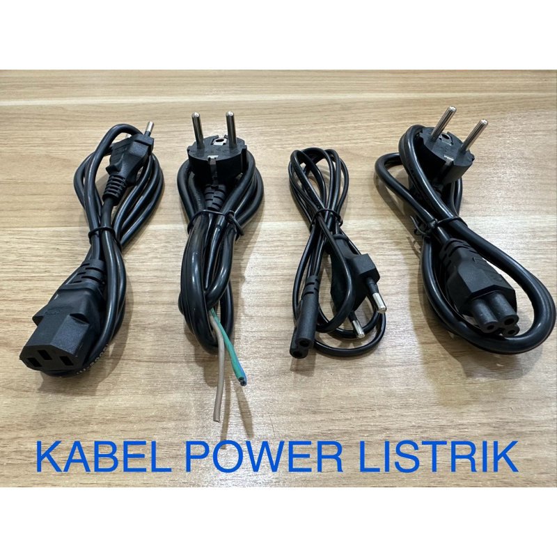 Jual Kabel power ac cord angka 8 / kabel power adaptor mejikom 3 lubang ...