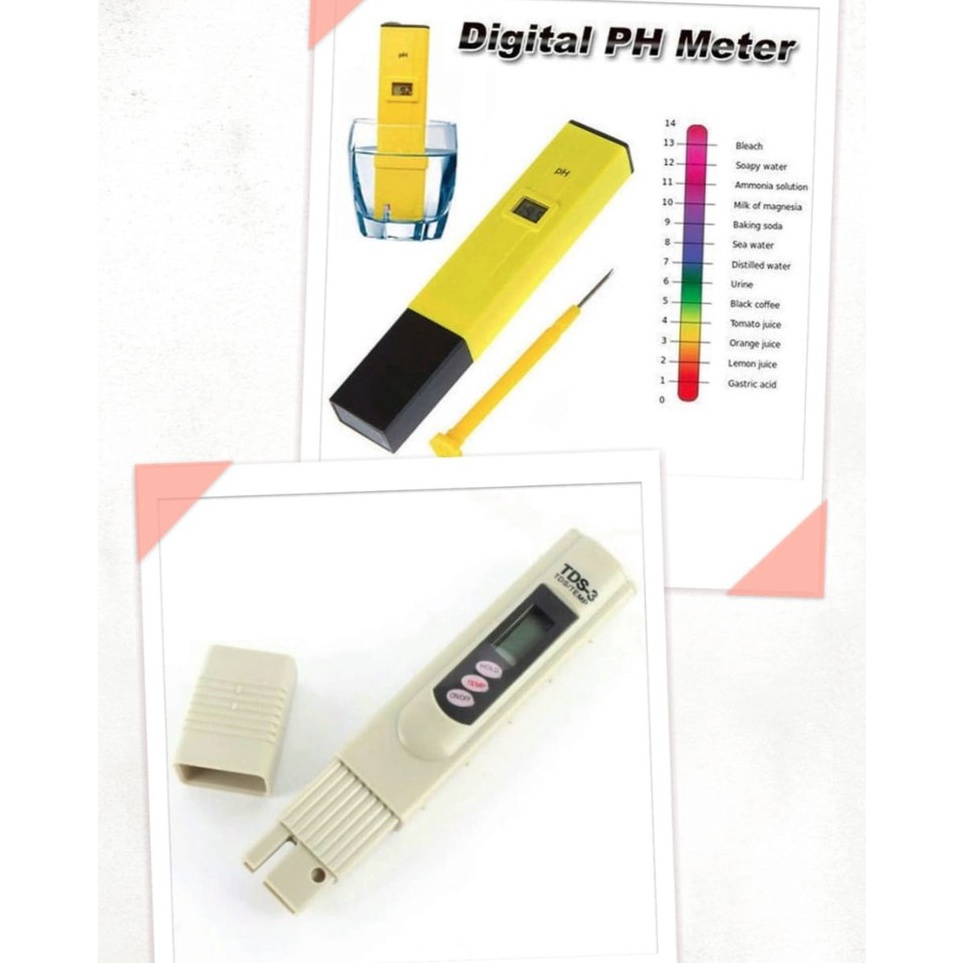 Jual Paket Alat Ukur PH Meter Dan TDS Tester Digital Hidroponik ...