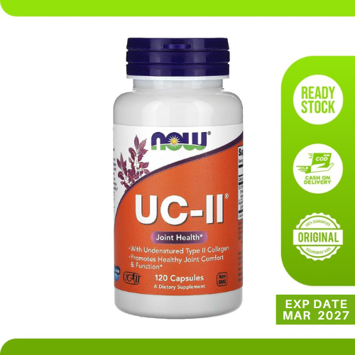 Jual Suplemen Vitamin Now Foods UC II Type II Collagen 120 Capsules - Kolagen Kesehatan Sendi ...