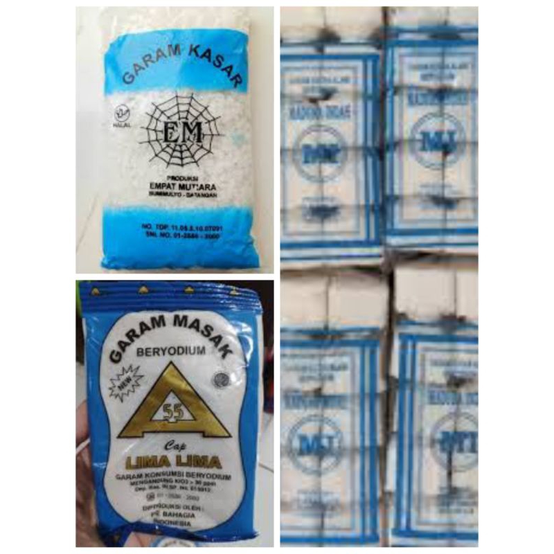 Jual Garam kasar, garam kotak, garam segitiga | Shopee Indonesia