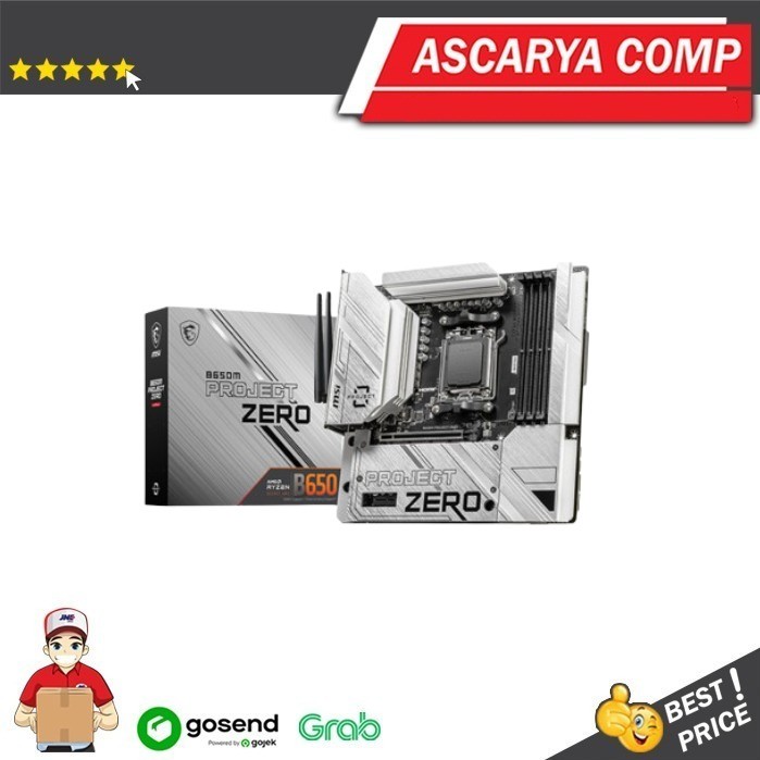 Jual Motherboard MSI B650M PROJECT ZERO [mATX | Socket AM5] | Shopee ...