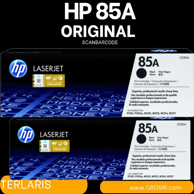 Jual toner hp 85a black original | Shopee Indonesia