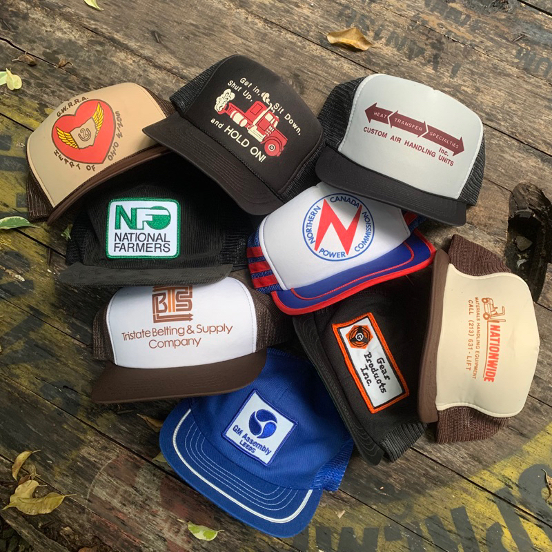 Jual VINTAGE TRUCKER HAT // TOPI JARING SECOND // TOPI VINTAGE ...