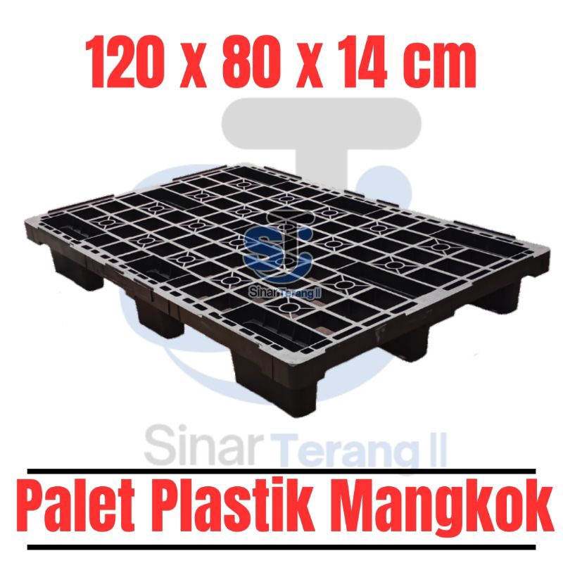 Jual [ KURIR TOKO ] Palet Plastik 120x80x14cm / Palet Plastik Mangkok / Pallet Plastik Tatakan ...