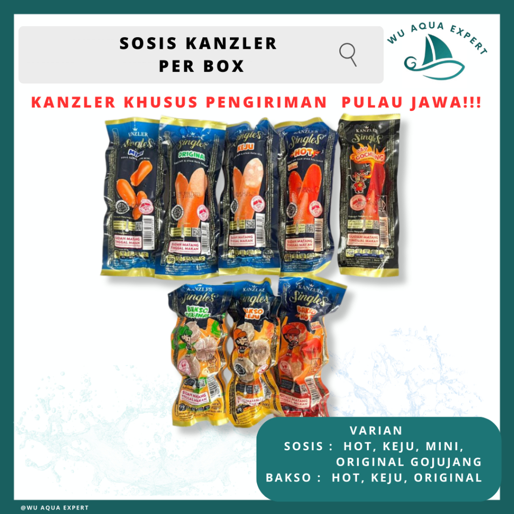 Jual KHUSUS PULAU JAWA SOSIS BAKSO KANZLER SINGLES SIAP MAKAN PER BIJI ...