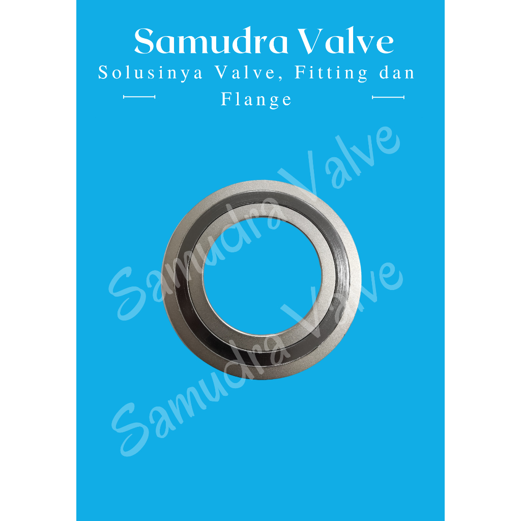 Jual SPIRAL WOUND GASKET / SWG OIR SS/SS FG HOOP SS316 RF ANSI150 2.1/2 ...