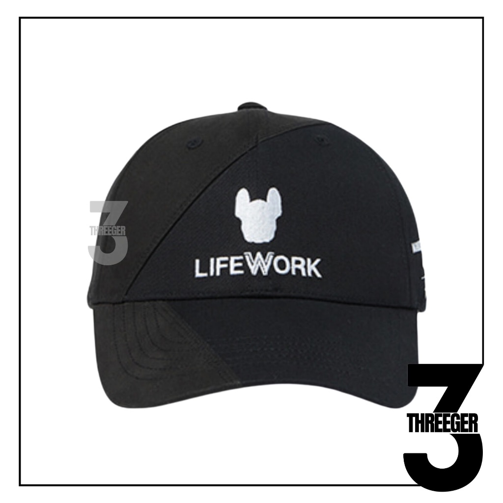 Jual Lifework Cross Line Cap Black Original / Life Work | Shopee Indonesia