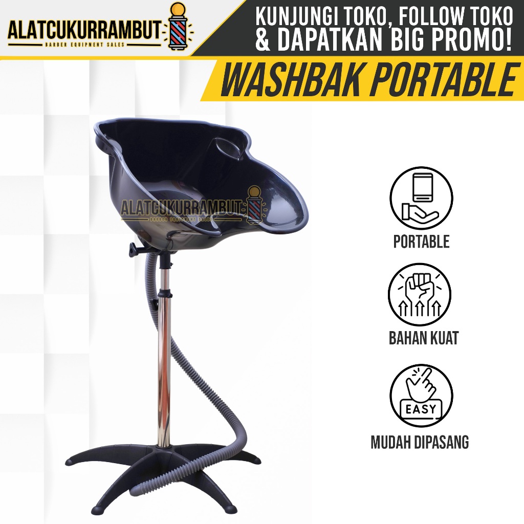 Jual Washbak Wastafel Bak Tempat Kursi Keramas Portable Cuci Rambut ...