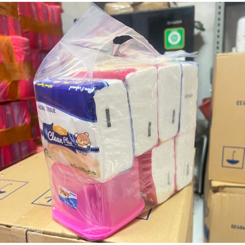 Jual Tissue clean plus pop up 130sheet free toples ( tissue kecil ...
