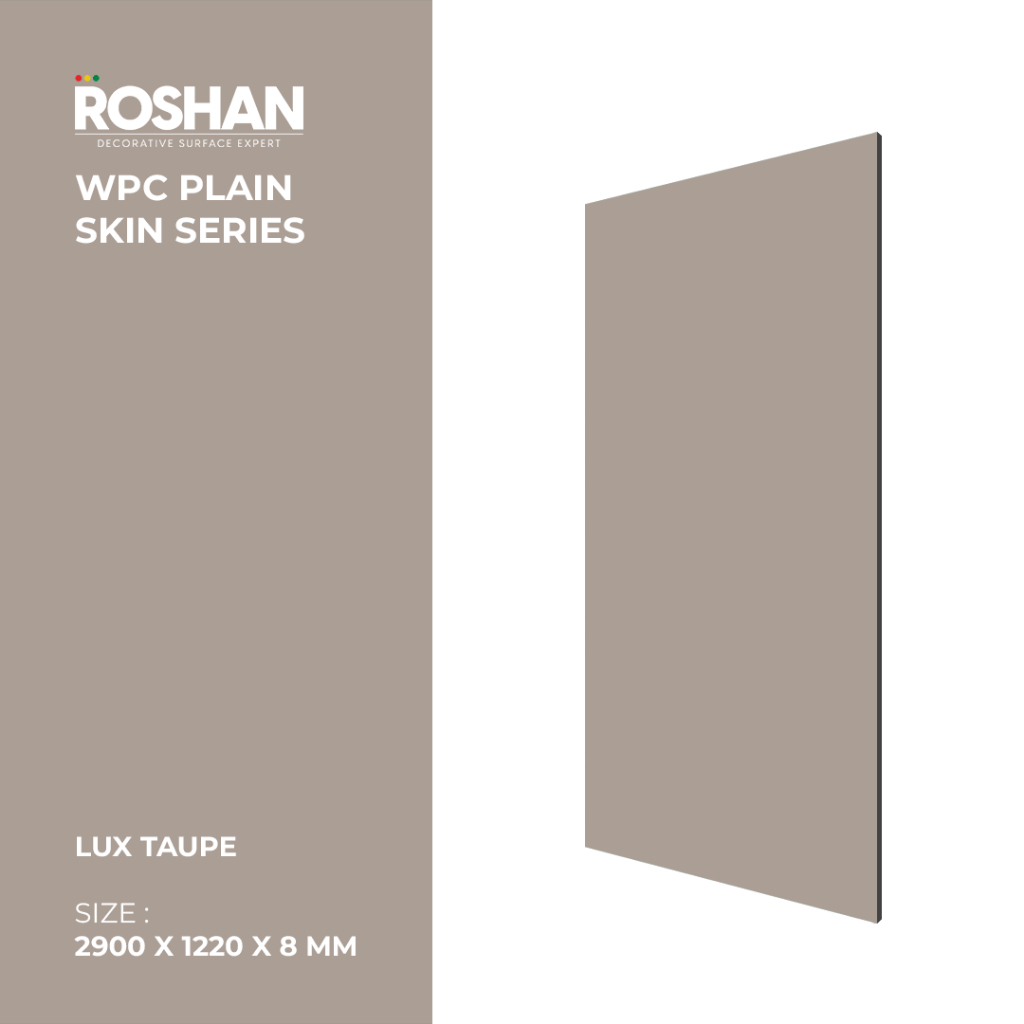 Jual WALL PANEL WPC ROSHAN 2.90 M x 1.22 M - LUX TAUPE | Shopee Indonesia