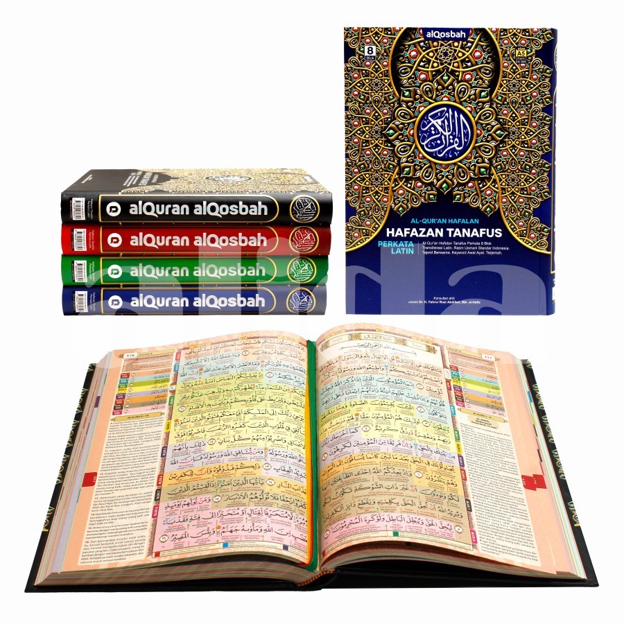 Jual Al-Quran Hafazan Perkata Latin BESAR A4 8Blok Alquran Hafalan Alqosbah | Shopee Indonesia