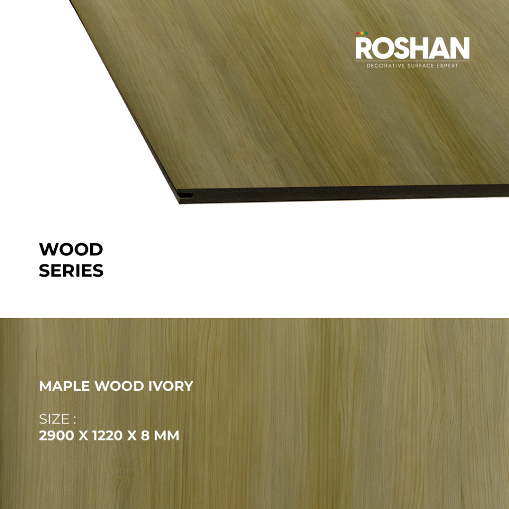 Jual WALL PANEL WPC ROSHAN 2.90 M x 1.22 M - MAPLE WOOD IVORY | Shopee ...