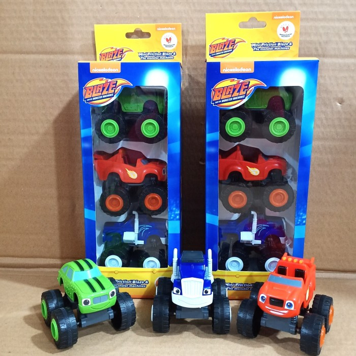 Jual Milah Amanah Mainan Mobil Blaze and The Monster Machine 3 pcs ...