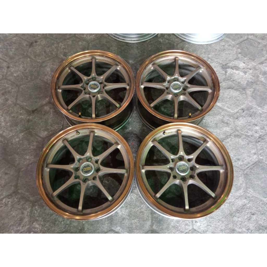 Jual VELG VOLK RAYS CE28 BEKAS RING 16 BAUT 4 ET35 BRONZE MURAH PNP SIGRA CALYA DATSUN SWIFT DLL ...
