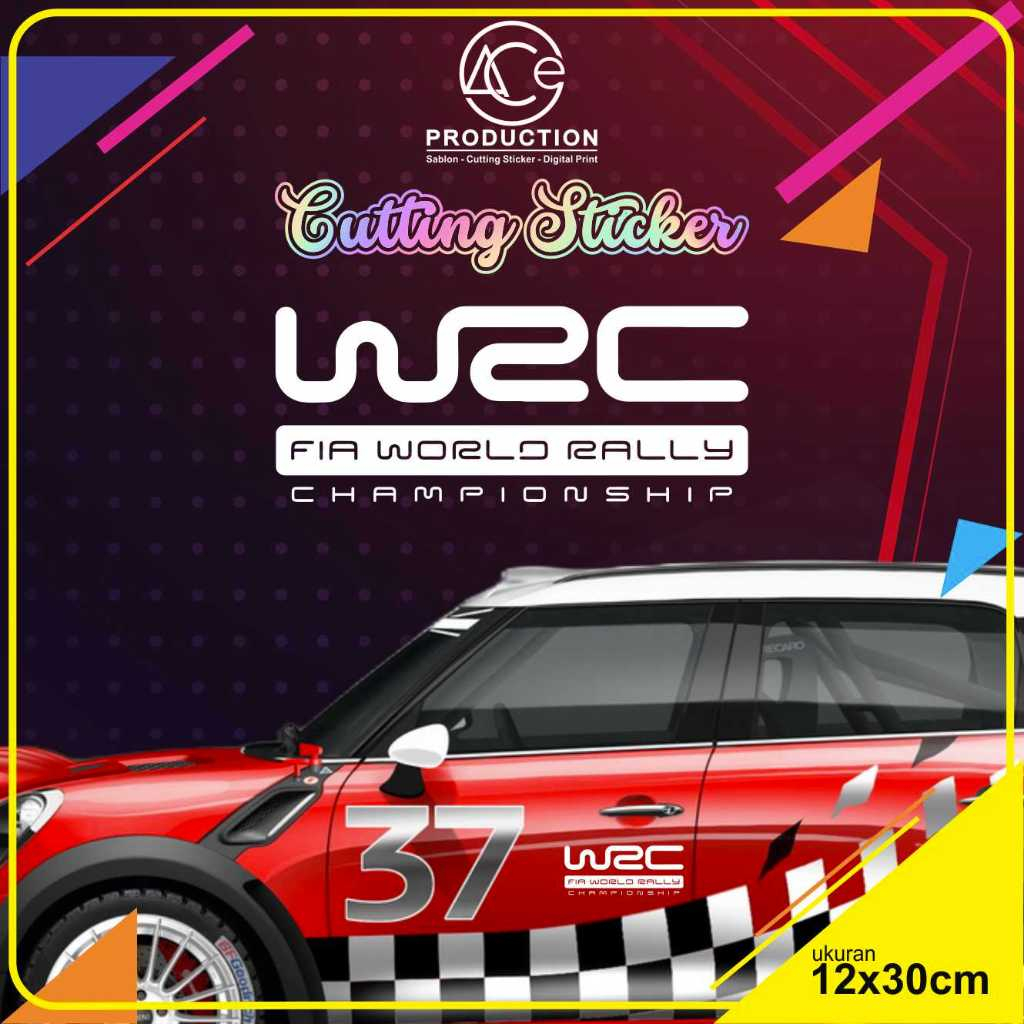Jual STIKER/ STICKER CUTTING WRC RALLY WORLD RALLY | Shopee Indonesia