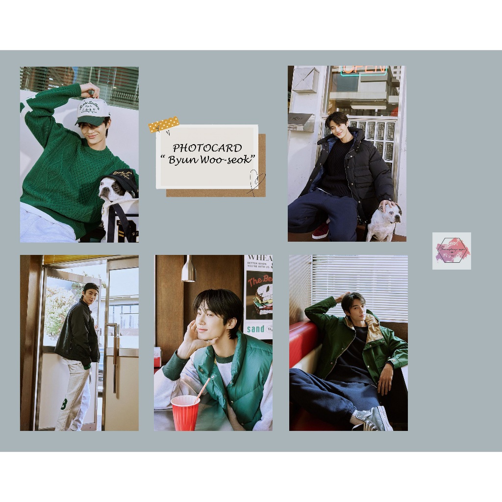 Jual BYUN WOO SEOK - PHOTOCARD KACTOR isi 5 pcs | Shopee Indonesia
