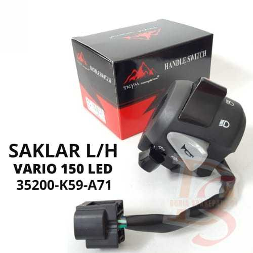Jual Saklar kiri Switch Holder kiri Handle Switch Kiri (L/H) Honda Vario 150 LED (8K) Takayama ...