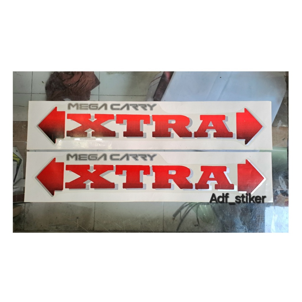 Jual Stiker mega carry extra / Stiker Bak Samping Mega Carry Extra Pick ...