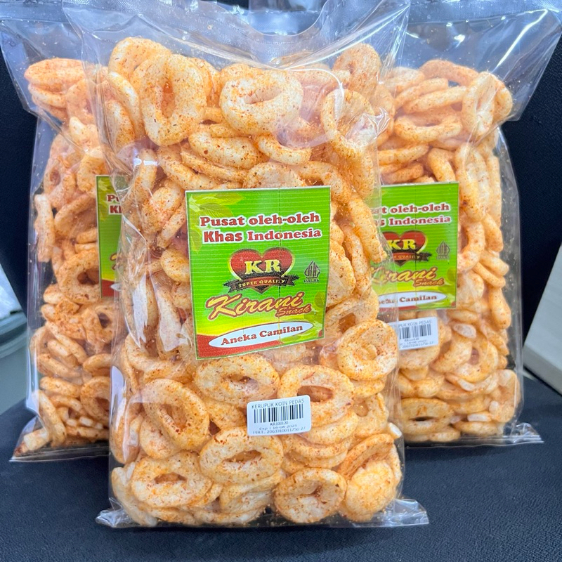 Jual KERUPUK KOIN / RING EXTRA PEDAS SUPER ENAK DAN MANTAP | Shopee ...
