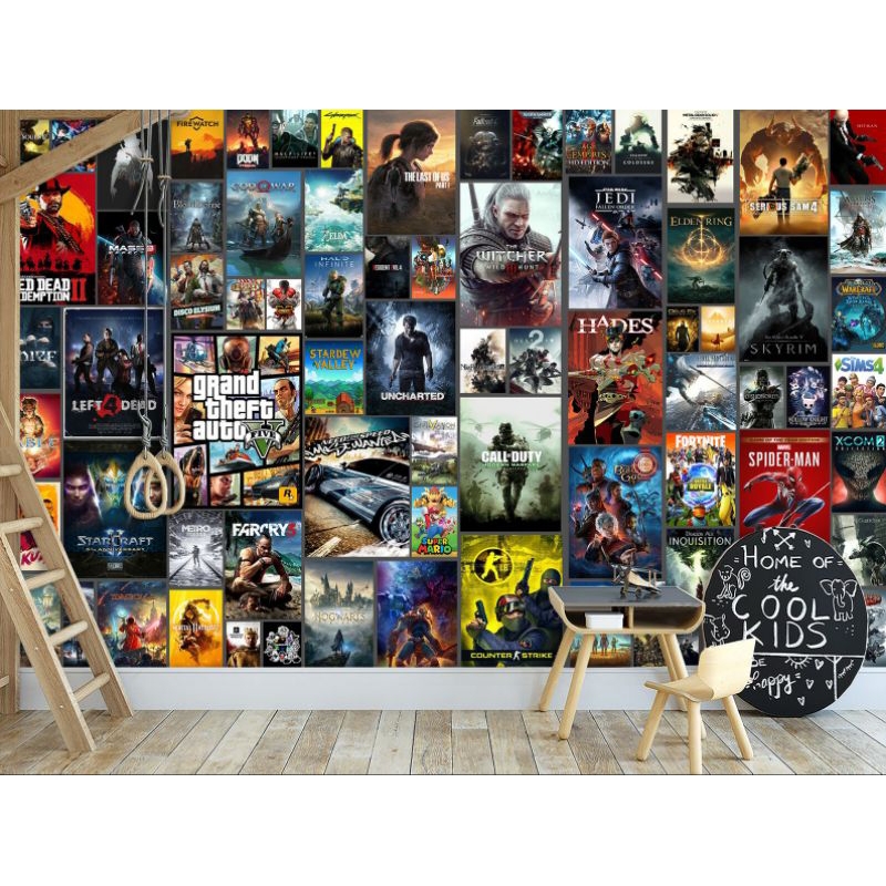 Jual Poster Famous Games PAKET LENGKAP 40 PCS BONUS 8 PCS Famous Games ...