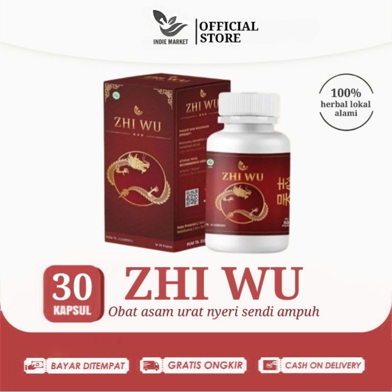 Jual ZHI WU Kapsul Herbal Obat Rematik Asam Urat Nyeri Sendi Pegel Linu ...