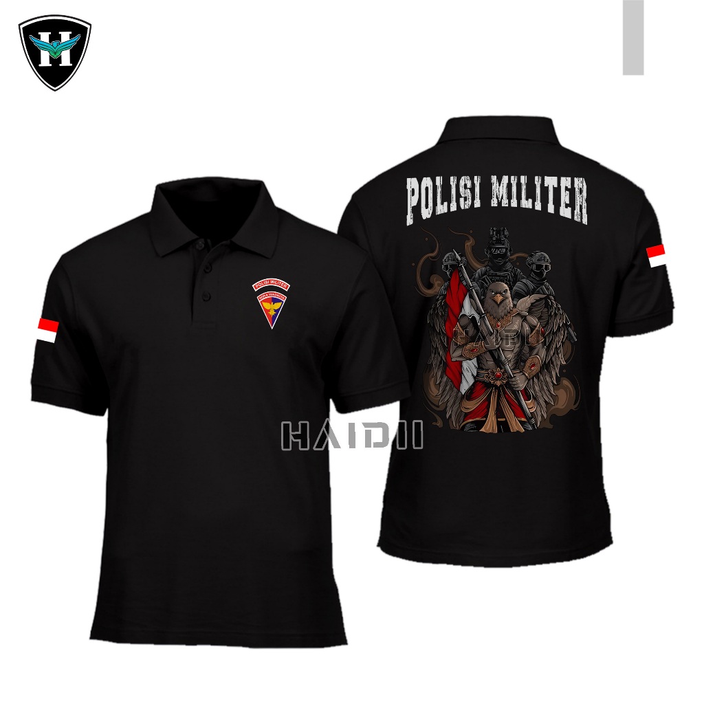 Jual Kaos Polo Pomau / Polisi Militer / Angkatan Udara / Tangan Pendek / Tangan Panjang | Shopee ...