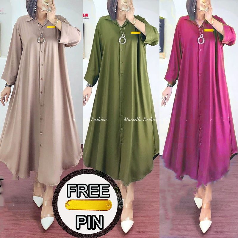 Jual long tunik polos wanita jumbo kekinian model selegram 2024 bisa ...