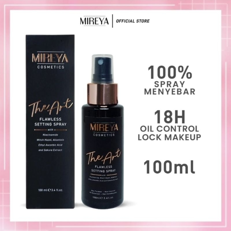 Jual [READY 100% ORI] Mireya The Art Flawless Setting Spray 100ml/80ml ...
