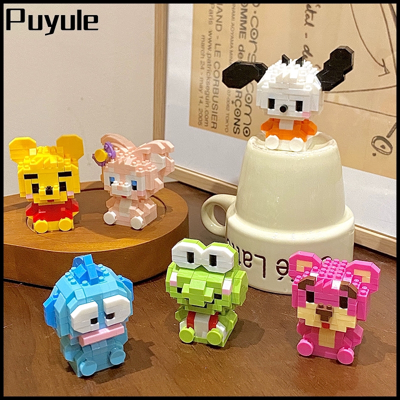 Jual Mainan Balok Susun Kartun Nano Block 3D Partikel Kecil Toys Puzzle ...