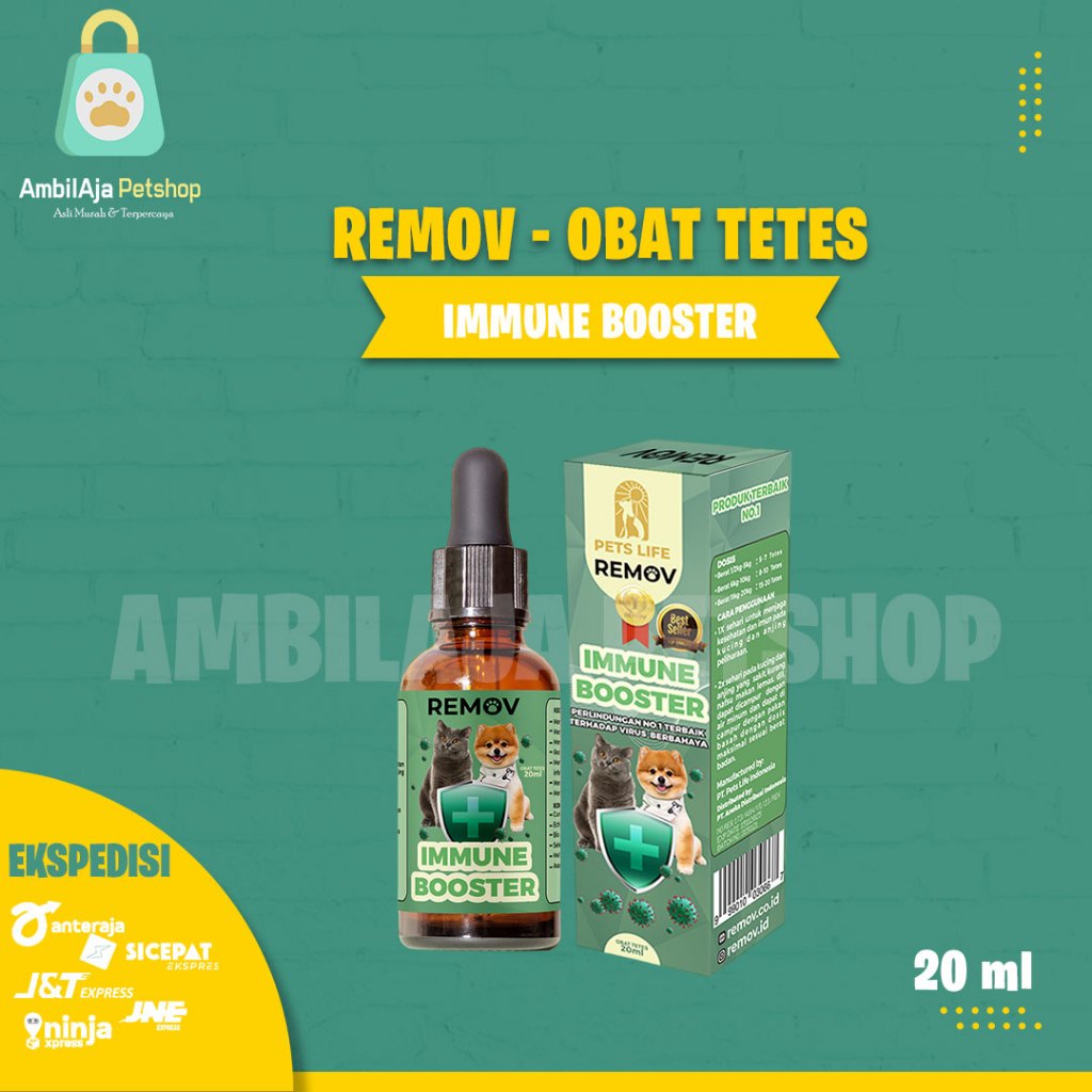 Jual REMOV PETS LIFE Tetes Multivitamin Dan Immune Booster 20 Ml ...