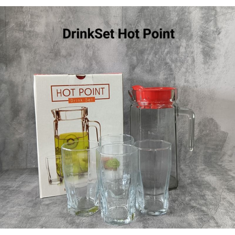 Jual D/S 1250C ( HOT POINT )/ DRINK SET HOT POINT 5 PCS | Shopee Indonesia