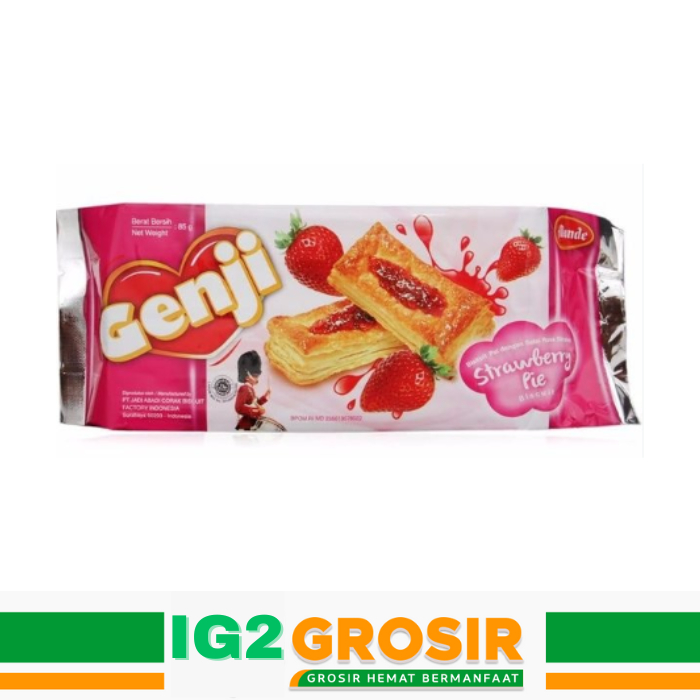 Jual Genji Pie Strawberry Monde Pak | Shopee Indonesia