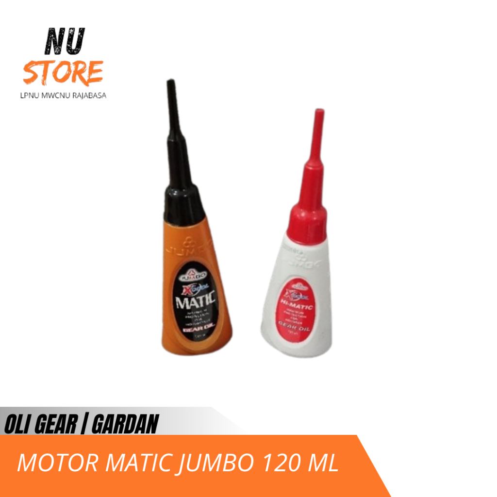 Jual OLI GEAR | GARDAN MOTOR MATIC JUMBO 120 ML | PELUMAS MOTOR METIC ...