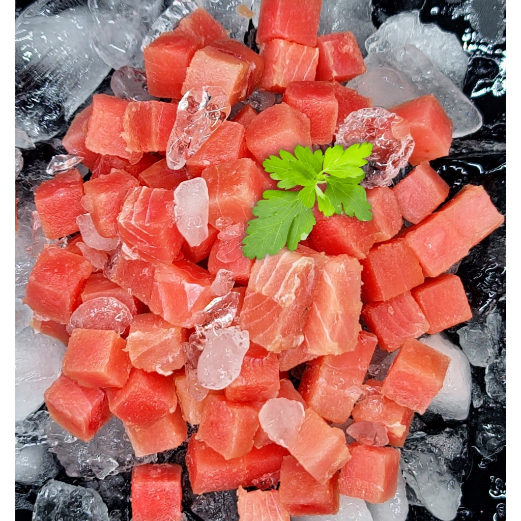 Jual Tuna Cube Frozen / Tuna Beku Potongan Kotak Kemasan 500 gr ...